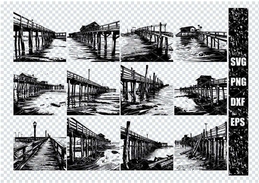 ANCIENT SEAPORT SVG, Ancient Harbor Svg Files for Cricut, Old Dock ...