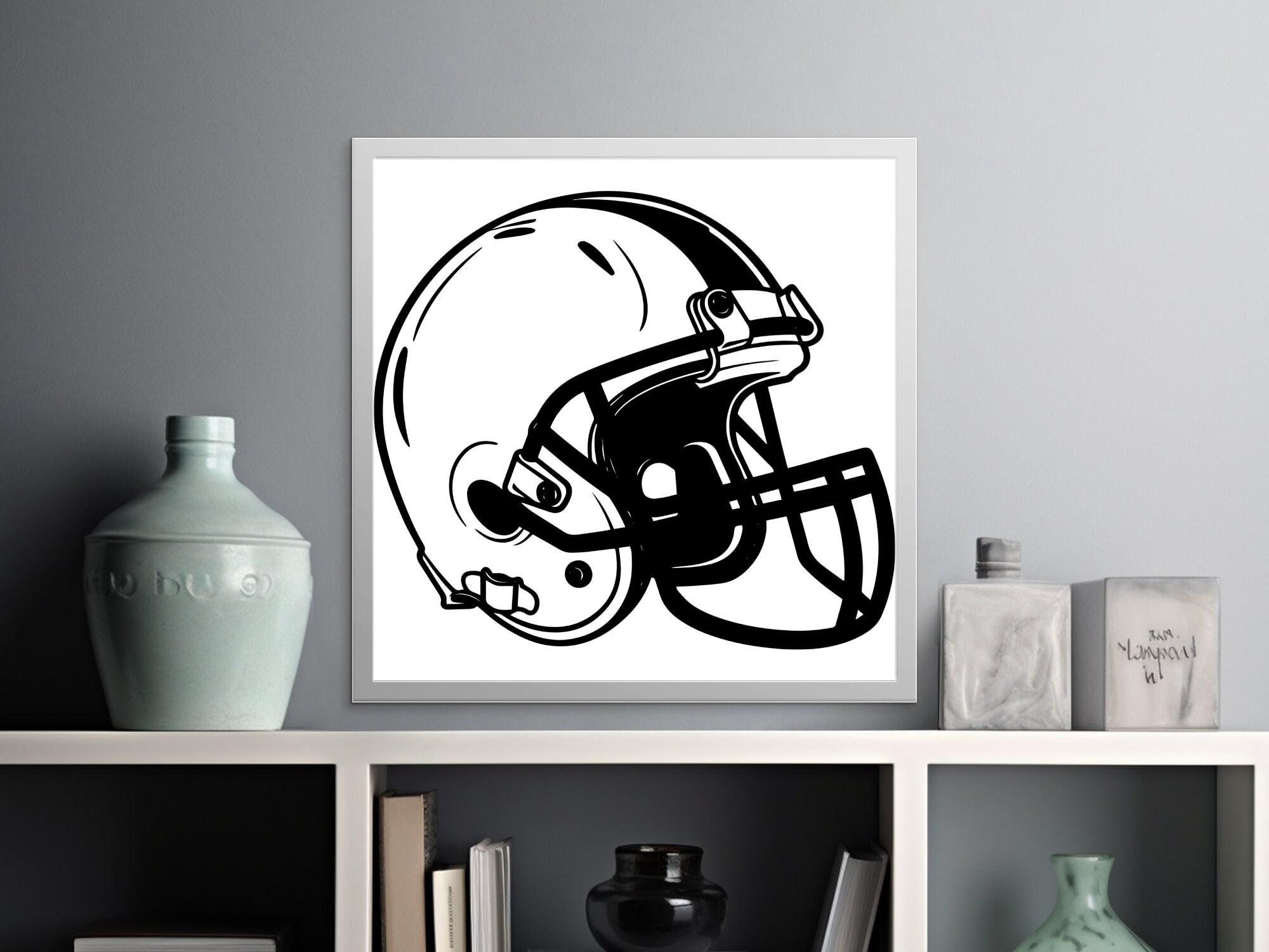 FOOTBALL HELMET SVG, Football Headgear Svg Files for Cricut, Football ...