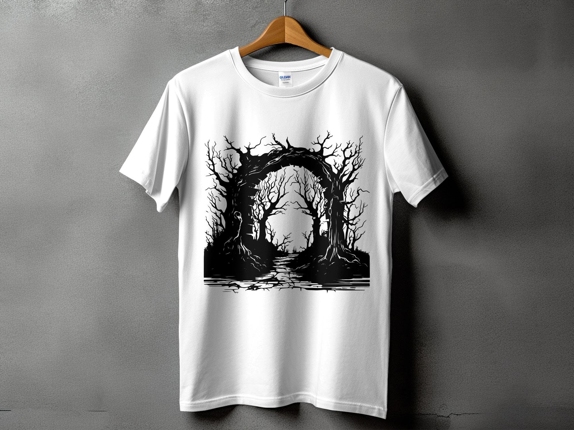 DARK FOREST PORTAL Svg, Dark Forest Wood Gateway Svg Files for Cricut ...