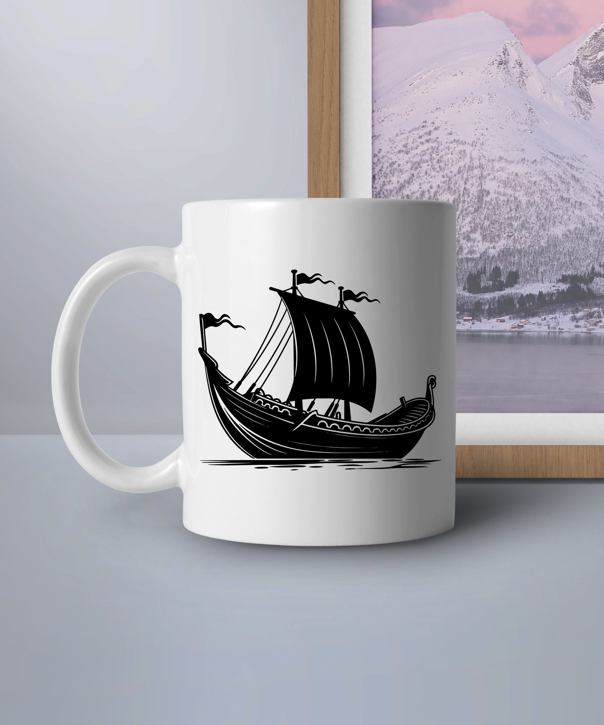 VIKING SHIP SVG, Viking Vessel Svg Files for Cricut, Viking Boat ...