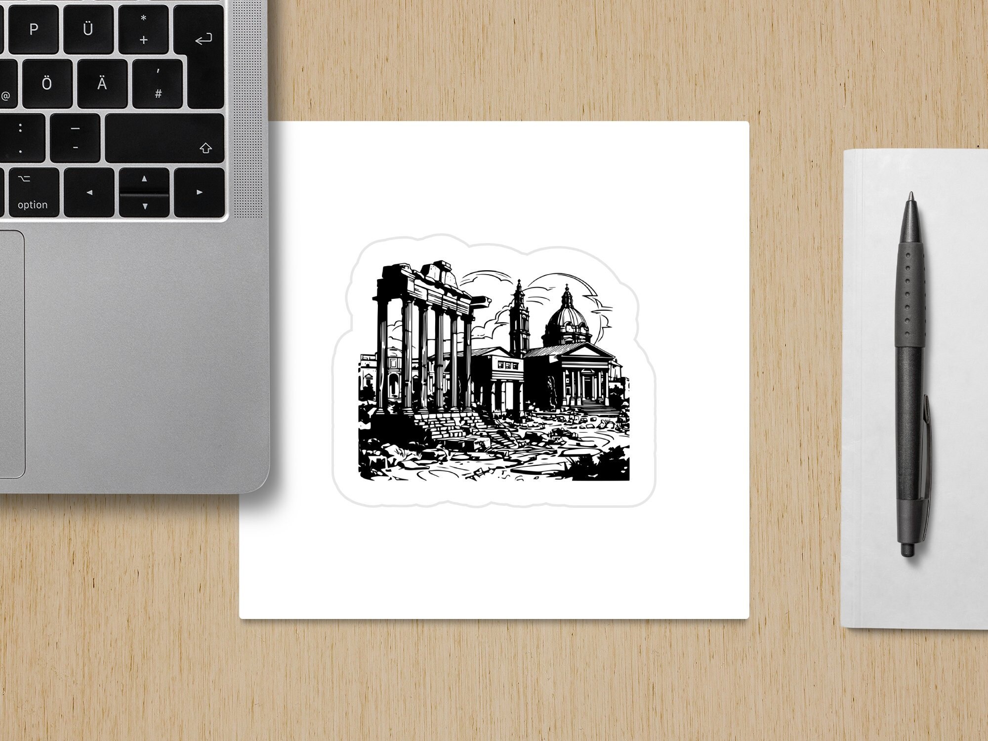ANCIENT ROMAN RUINS Svg, Roman Forum Ruins Svg Files for Cricut, Roman ...