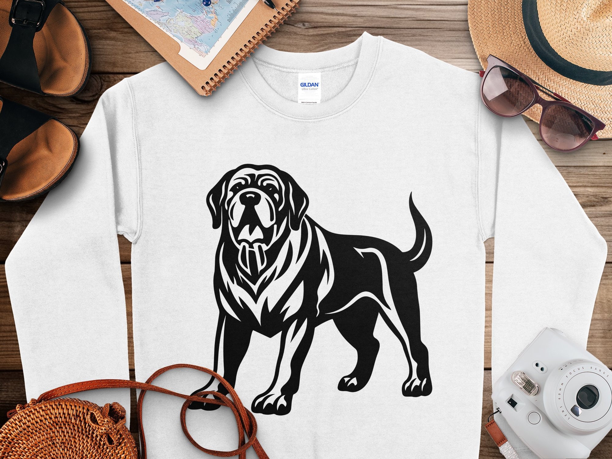 MASTIFF DOG SVG, Mastiff Svg Files for Cricut, Mastiff Clipart, Laser ...