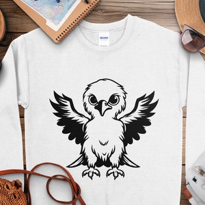 CUTE BABY EAGLE Svg, Eagle Hatchling Svg Files for Cricut, Adorable ...