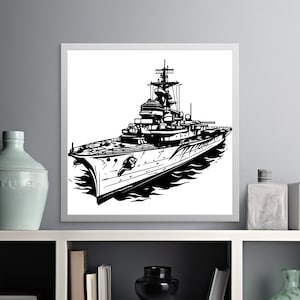 USA NAVY WARSHIP Svg, Naval Warship Destroyer Svg Files for Cricut ...