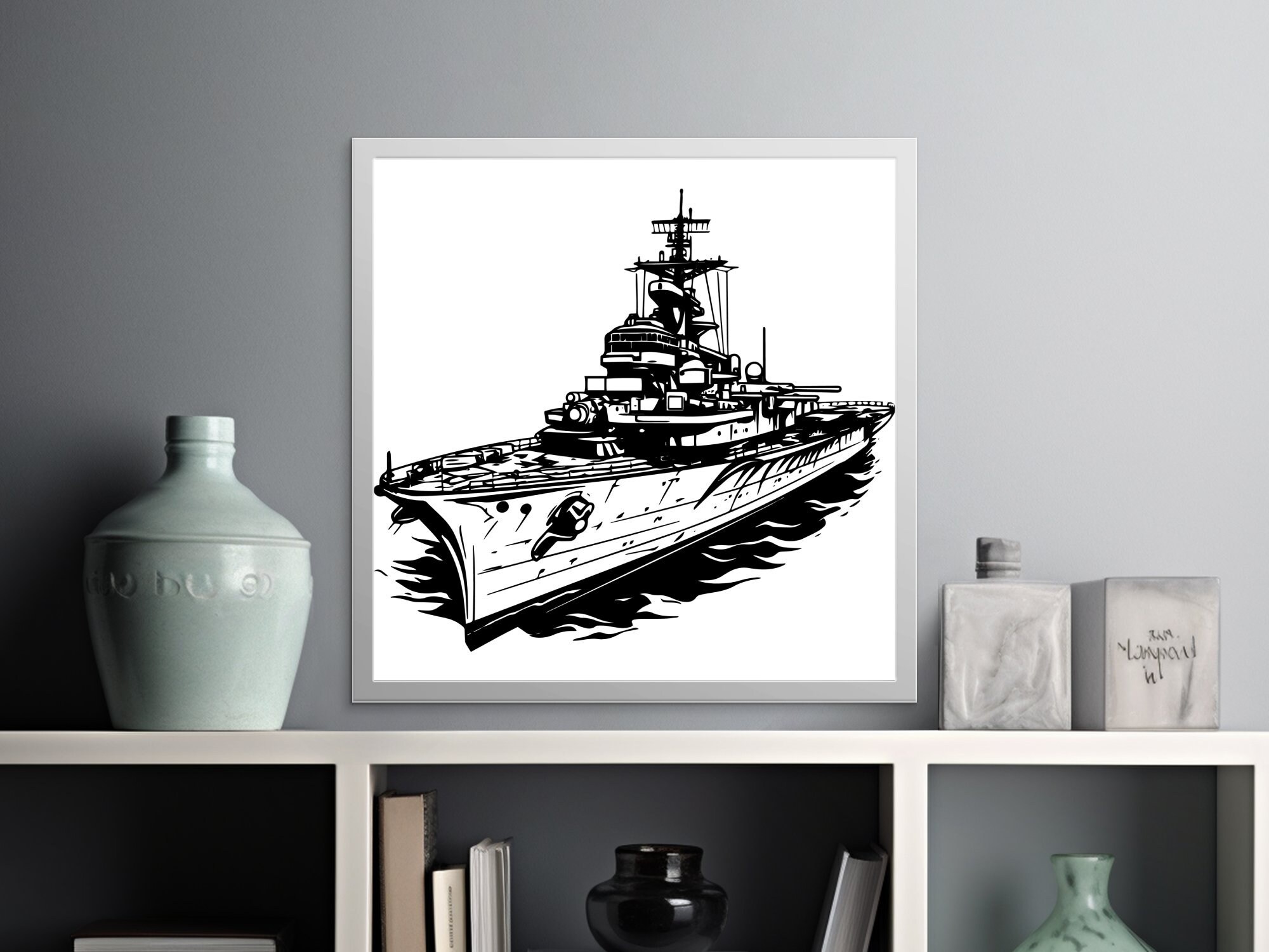 USA NAVY WARSHIP Svg, Naval Warship Destroyer Svg Files for Cricut ...