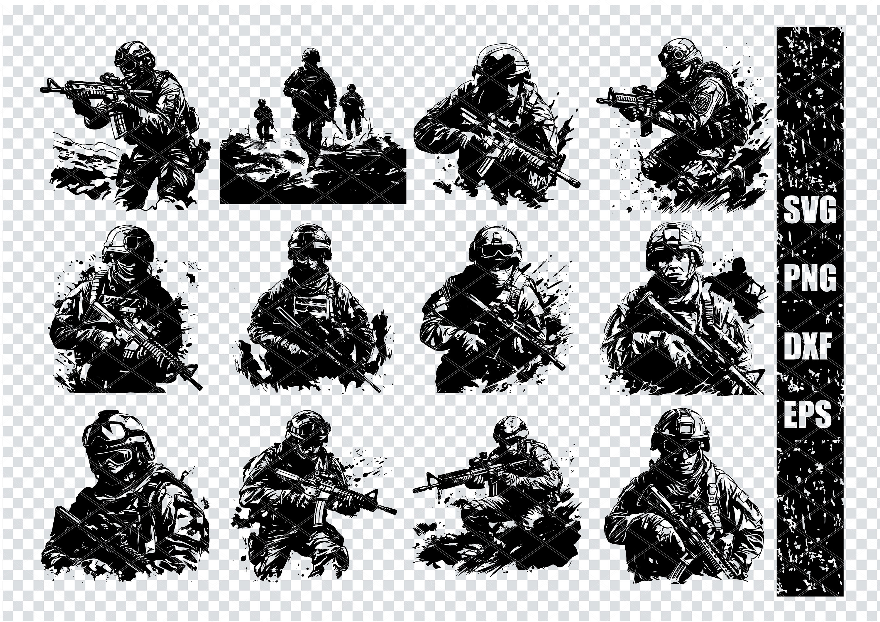 US MILITARY SOLDIER Svg, Military Operation Svg Files for Cricut, Armed ...