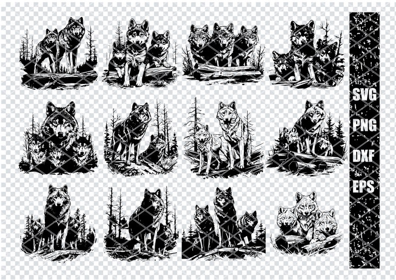 WILD GRAY WOLF Svg, Alpha Apex Wolf Svg Files for Cricut, Wild Wolf ...