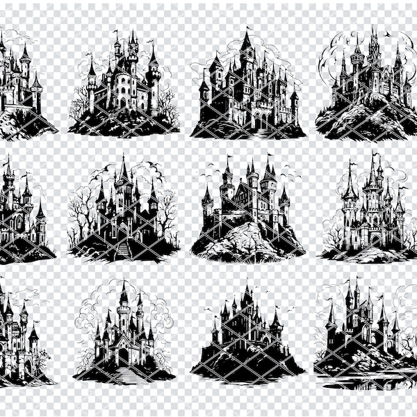 Gothic Castle - Etsy