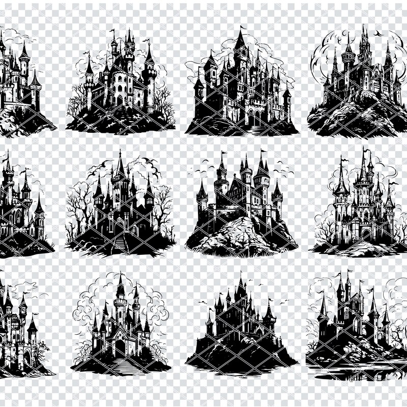 Gothic Castle - Etsy