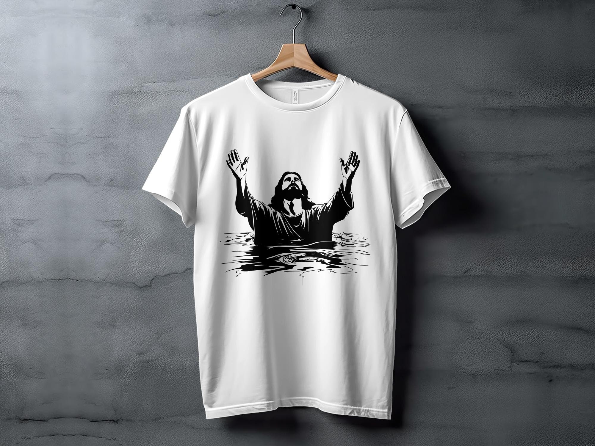 JESUS CHRIST on WATER Svg, Jesus Christ Messiah Svg Files for Cricut ...