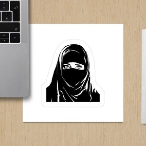 MUSLIM VEILED WOMAN Svg, Muslim Woman Hijab Svg Files for Cricut, Woman ...