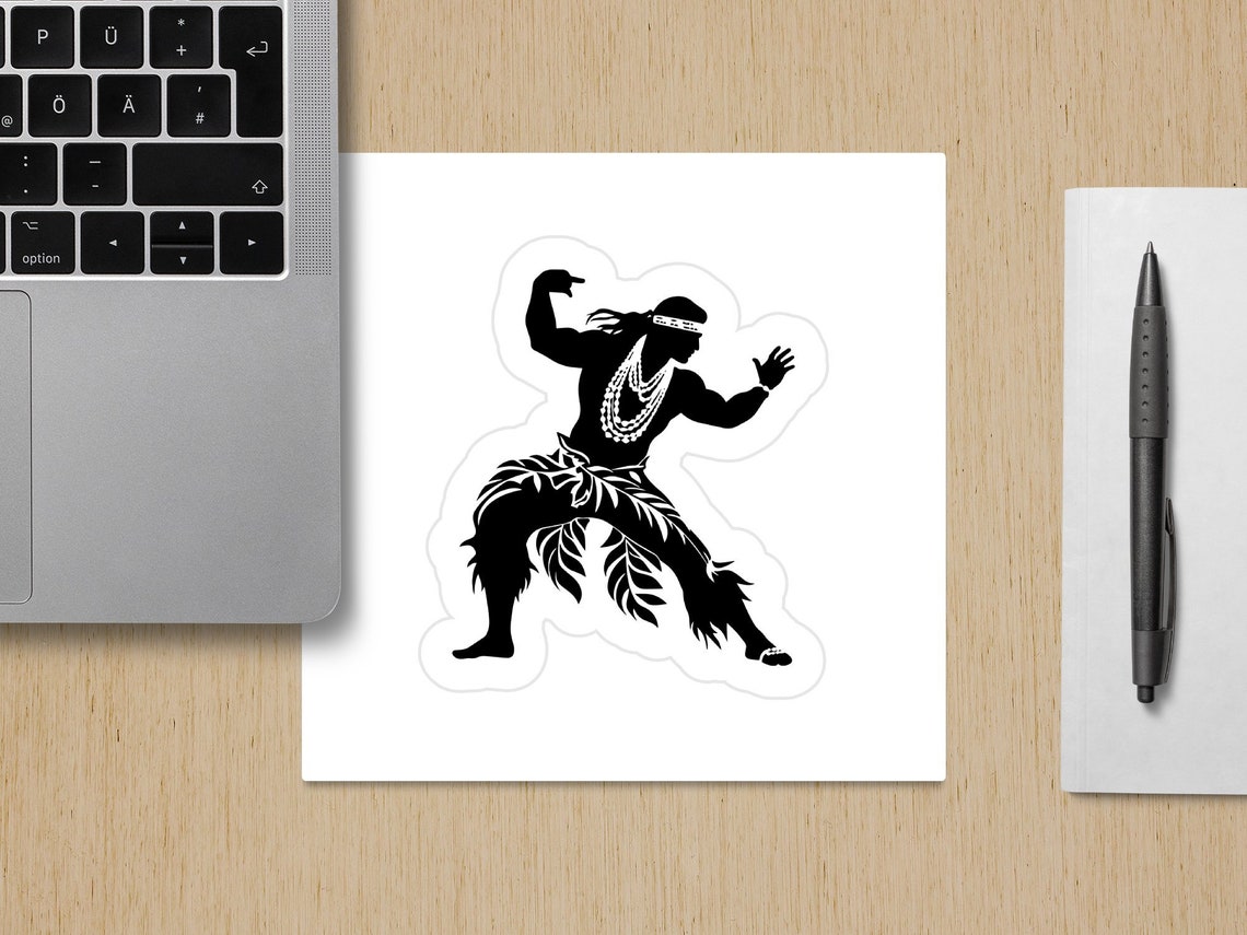 POLYNESIAN MALE DANCER Svg, Hawaiian Hula Male Dancer Svg Files for ...