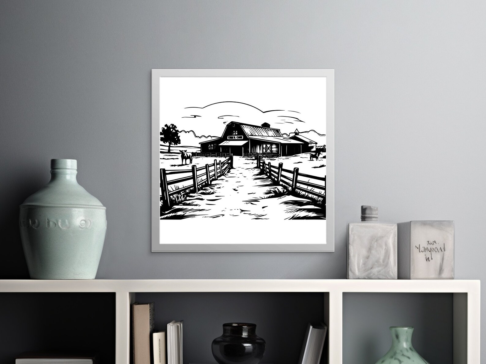 RUSTIC RANCH BARN Svg, Rustic Ranch Barn Svg Files for Cricut, Ranch ...