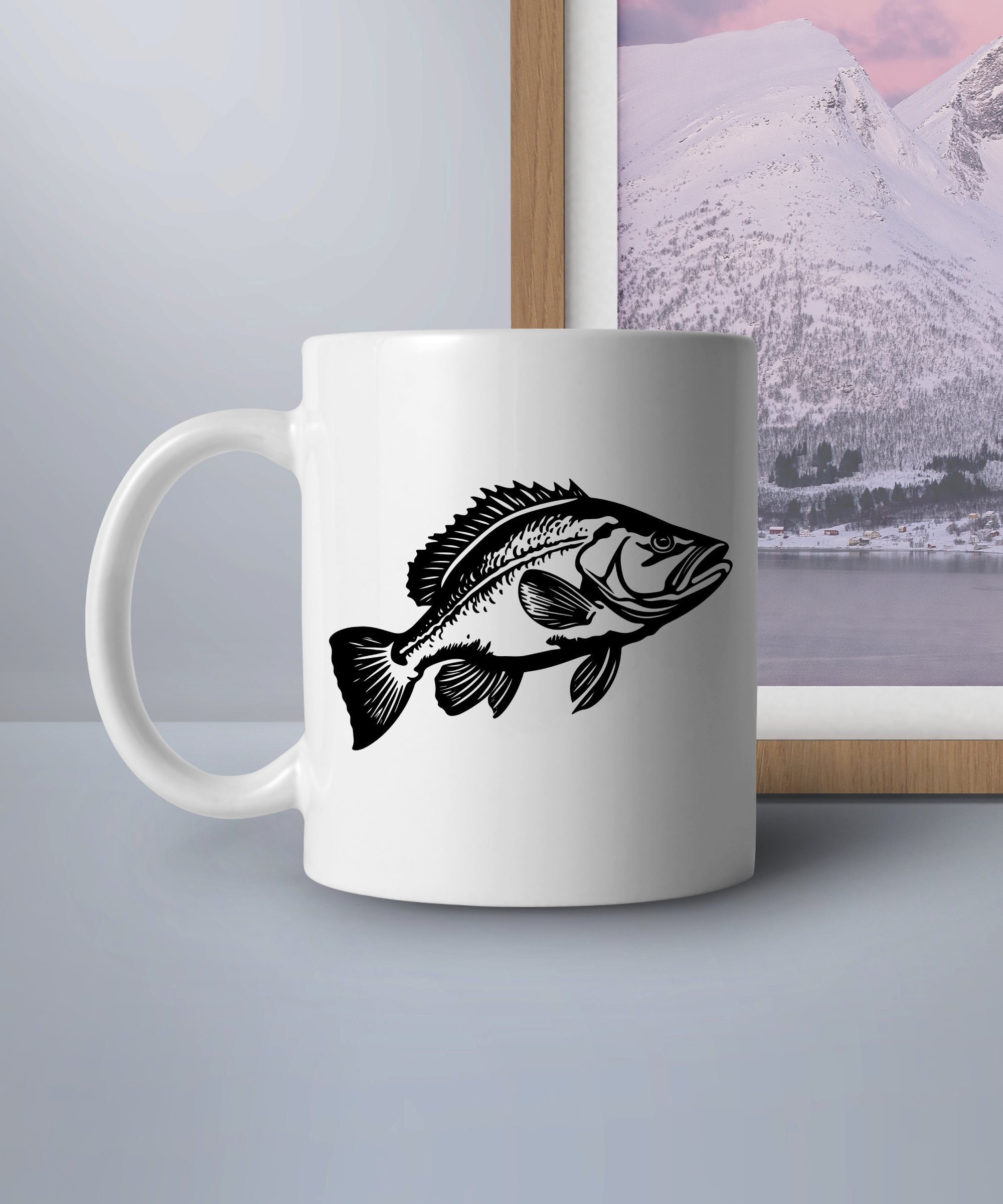 GROUPER FISH SVG, Sea Bass Svg Files for Cricut, Ocean Grouper Fish ...