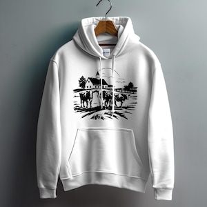 CATTLE BARN SVG, Bovine Ranch Svg Files for Cricut, Heifer Cow Clipart ...