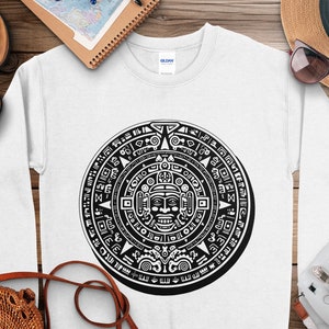 MAYAN CALENDAR SVG, Maya Glyph Svg Files for Cricut, Mesoamerican ...