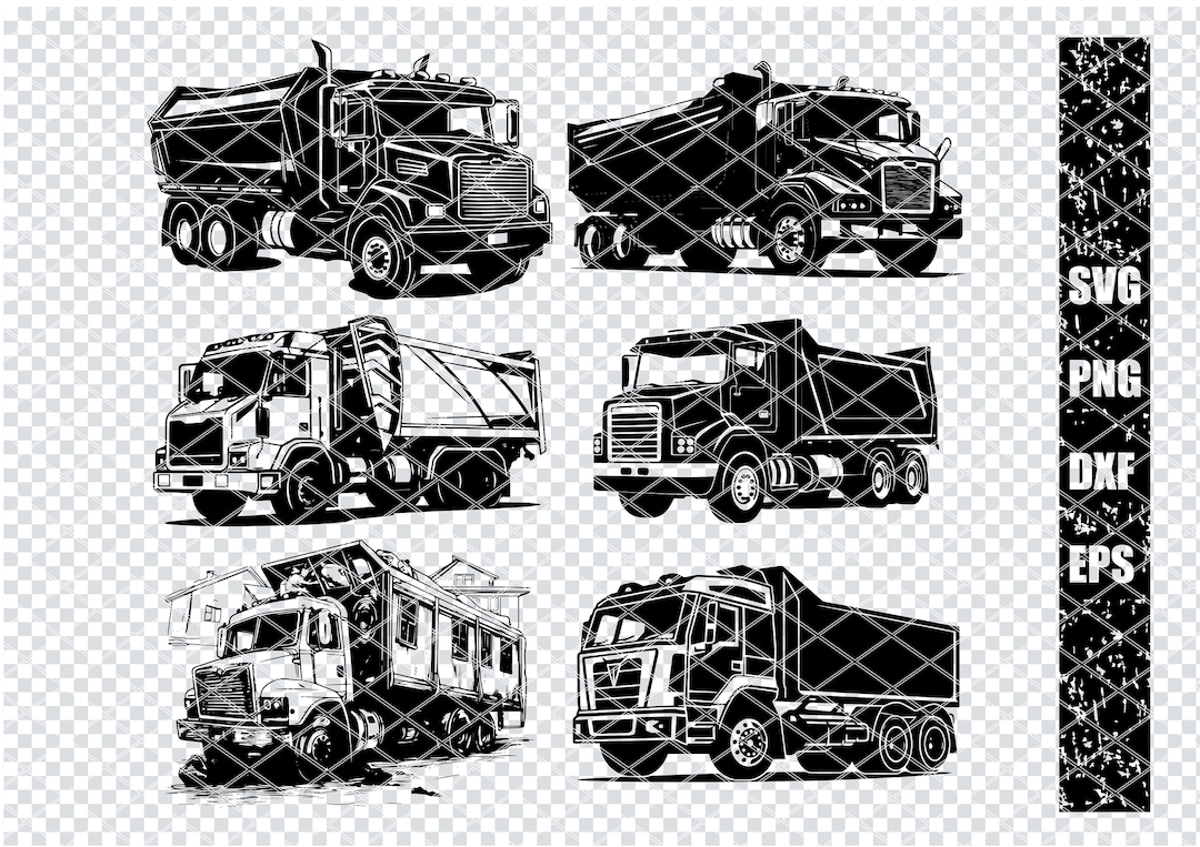 GARBAGE TRUCK SVG, Garbage Truck Svg Files for Cricut, Garbage Truck ...