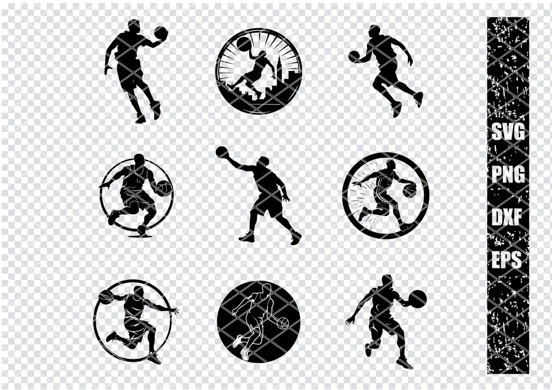 BASKETBALL PLAYER SVG, Basketball Player Svg Files for Cricut ...