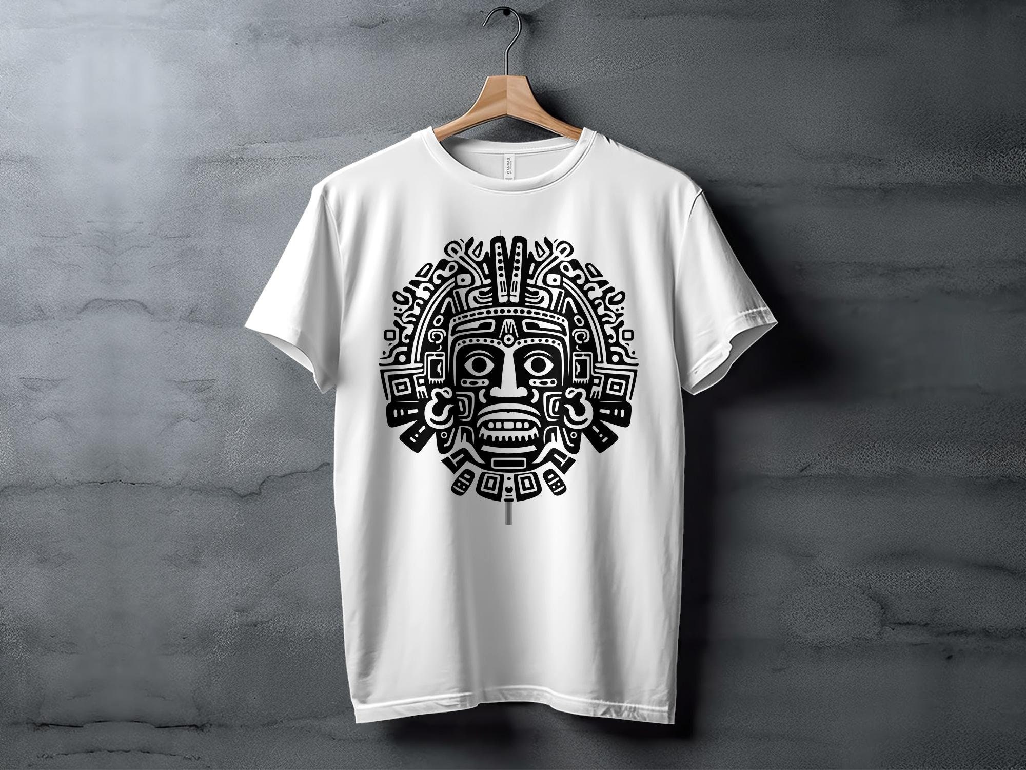 AZTEC TRIBAL ARTWORK Svg, Aztec Mural Artwork Svg Files for Cricut ...