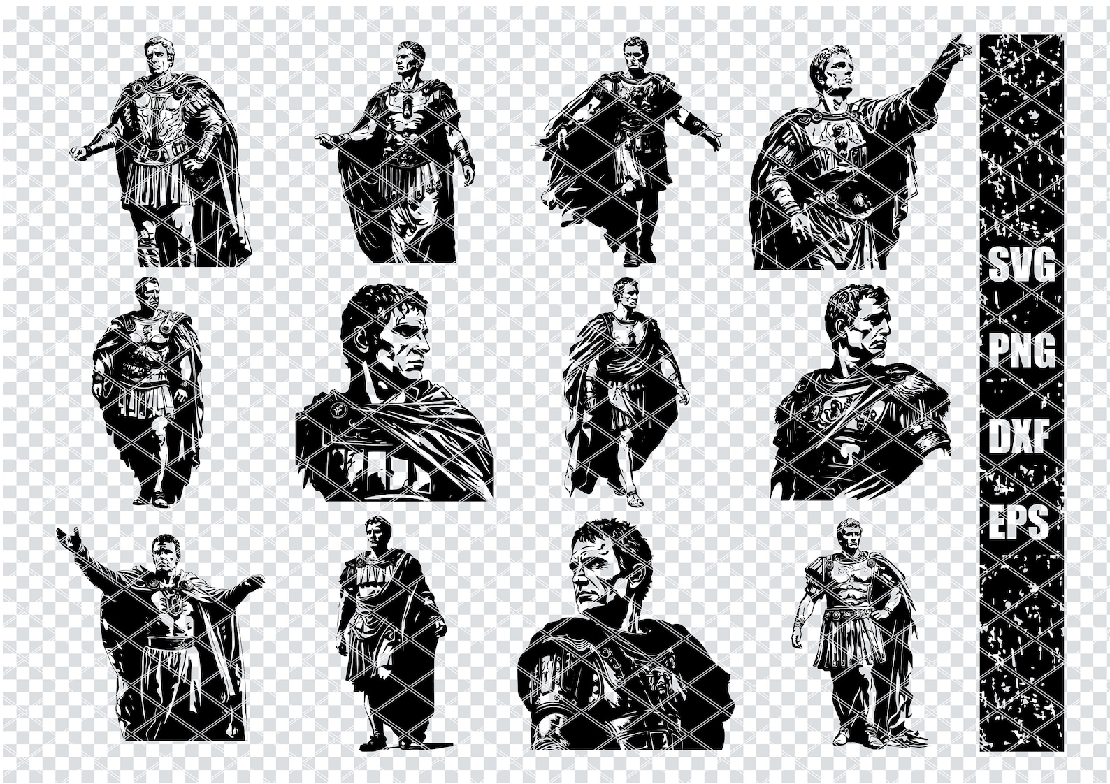 JULIUS CAESAR AUGUSTUS Svg, Julius Caesar Roman Emperor Svg Files for ...