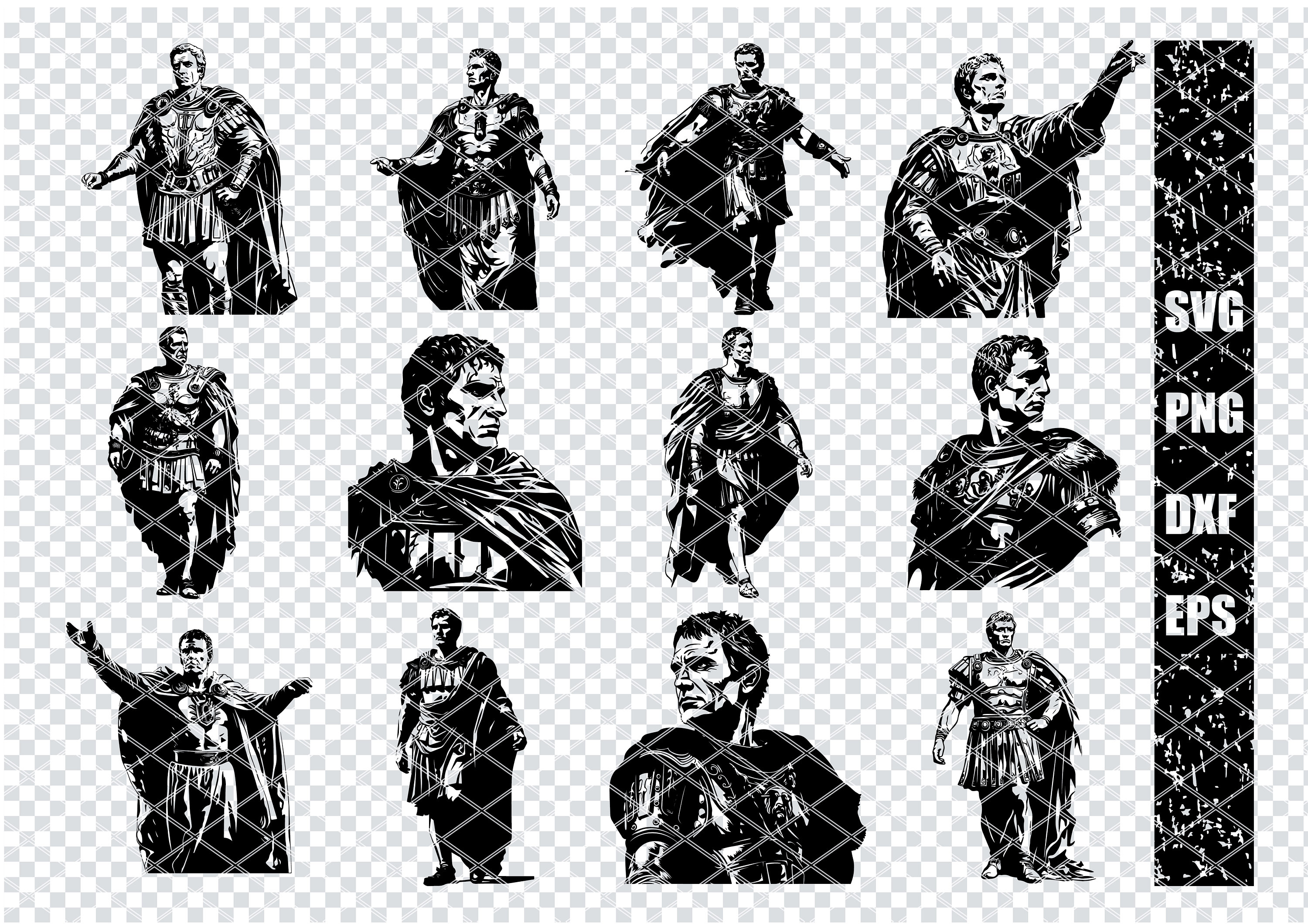 JULIUS CAESAR AUGUSTUS Svg, Julius Caesar Roman Emperor Svg Files for ...