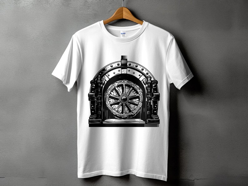 BANK SAFE VAULT Svg, Bank Security Vault Svg Files for Cricut, Seif ...