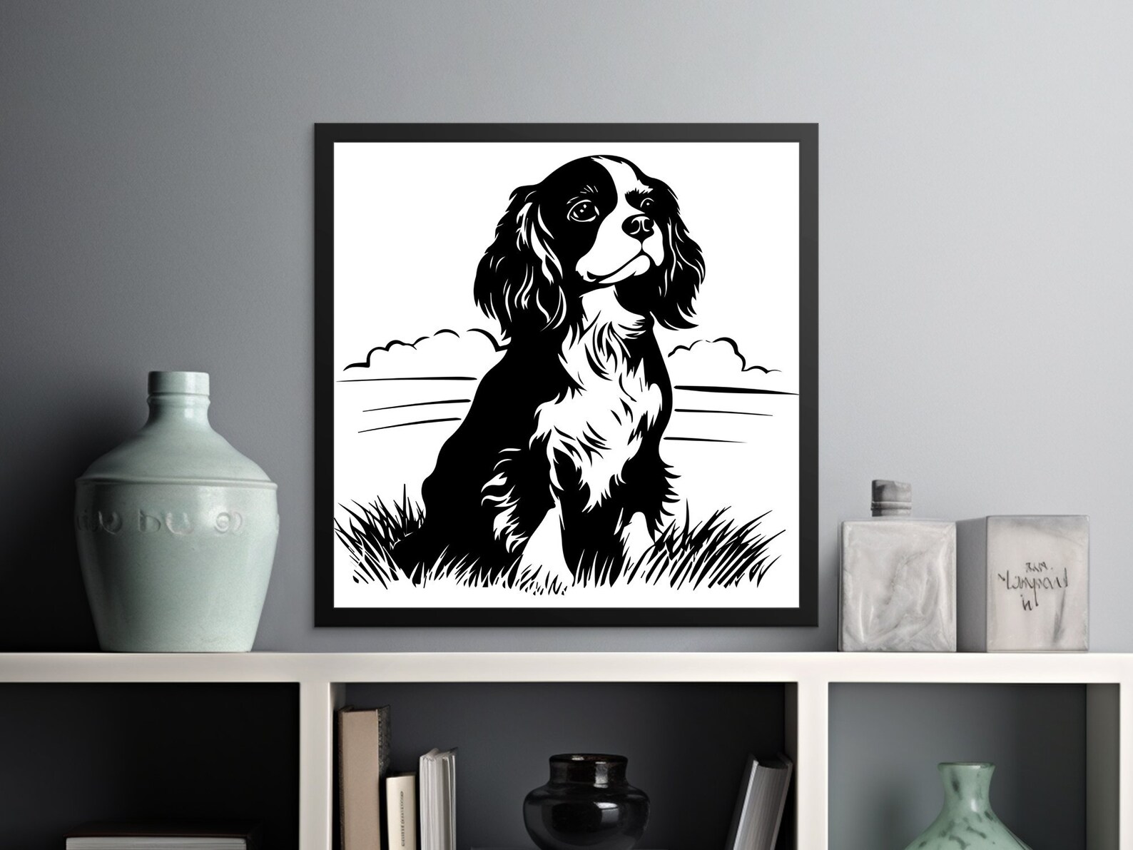 CAVALIER KING CHARLES Spaniel Svg, Cavalier King Charles Spaniel Svg ...