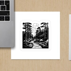 WOODLAND FOREST ROAD Svg, Forest Trail Road Svg Files for Cricut ...