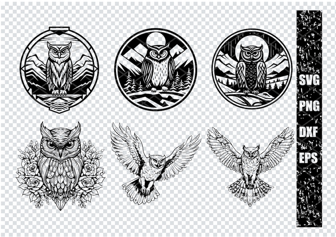 OWL SVG Bundle, OWL Clipart, Owl Svg Files for Cricut, Owl Svg Cut ...