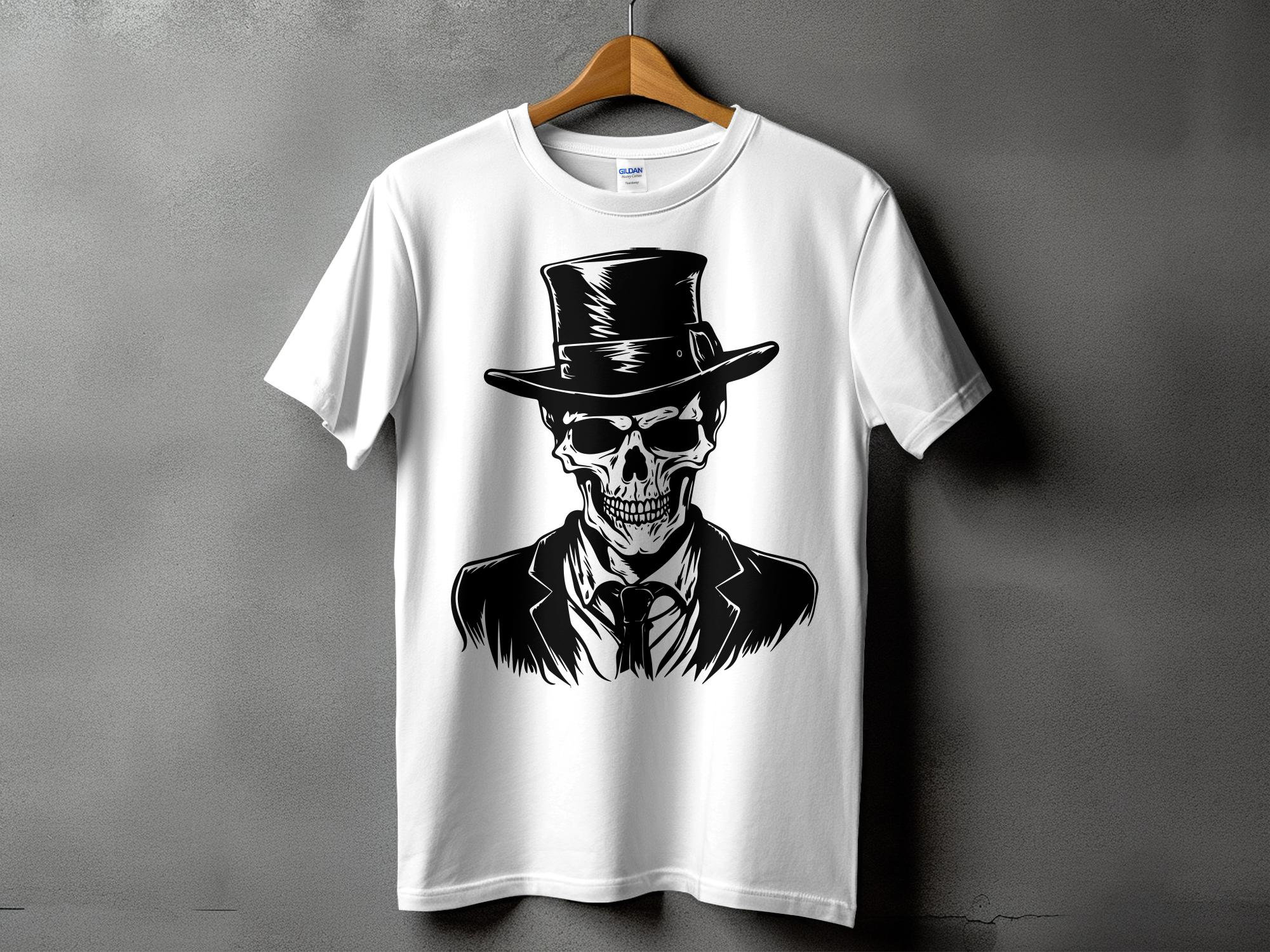 SKELETON SKULL in SUIT Svg, Gangster Skelleton Svg Files for Cricut ...