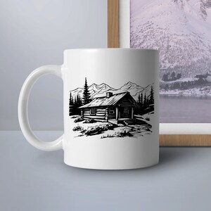 RUSTIC LOG CABIN Svg, Rustic Forest House Svg Files for Cricut ...