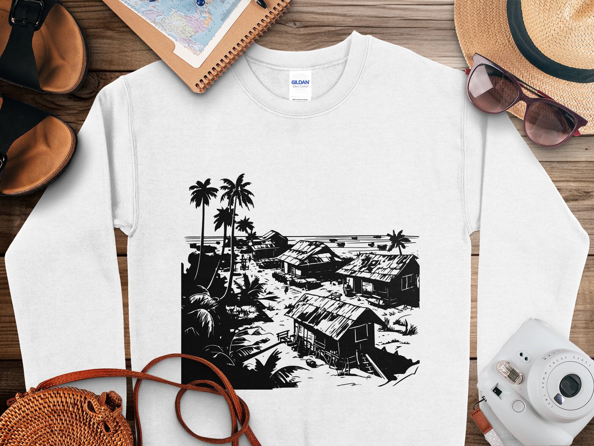 ISLAND VILLAGE SVG, Tropical Island Village Svg Files for Cricut ...