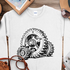 MECHANICAL GEARS SVG, Gears System Svg Files for Cricut, Gear Component ...