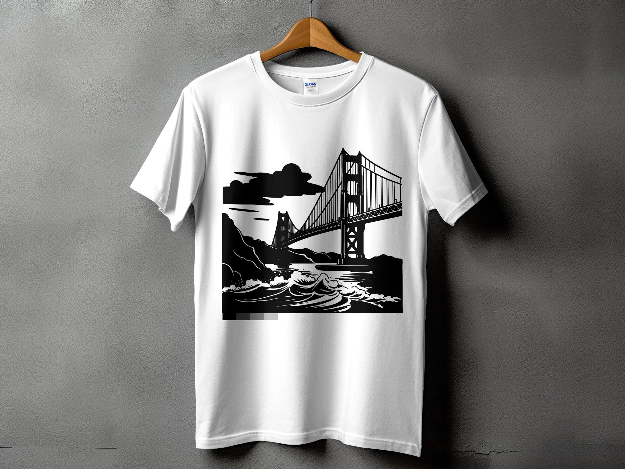 GOLDEN GATE BRIDGE Svg, Golden Gate Strait Svg Files for Cricut, San ...