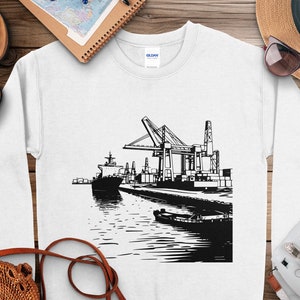 HARBOR DOCK SVG, Harbor Port Svg Files for Cricut, Coastal Seaport ...