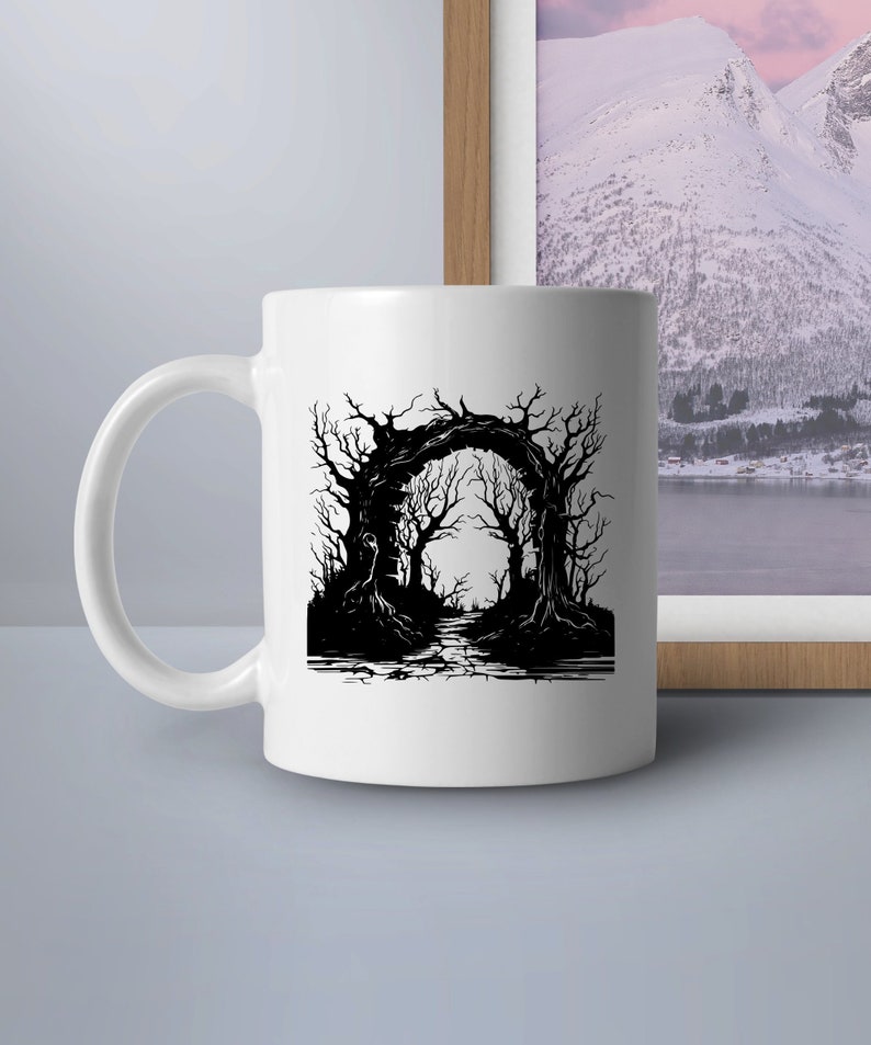 DARK FOREST PORTAL Svg, Dark Forest Wood Gateway Svg Files for Cricut ...