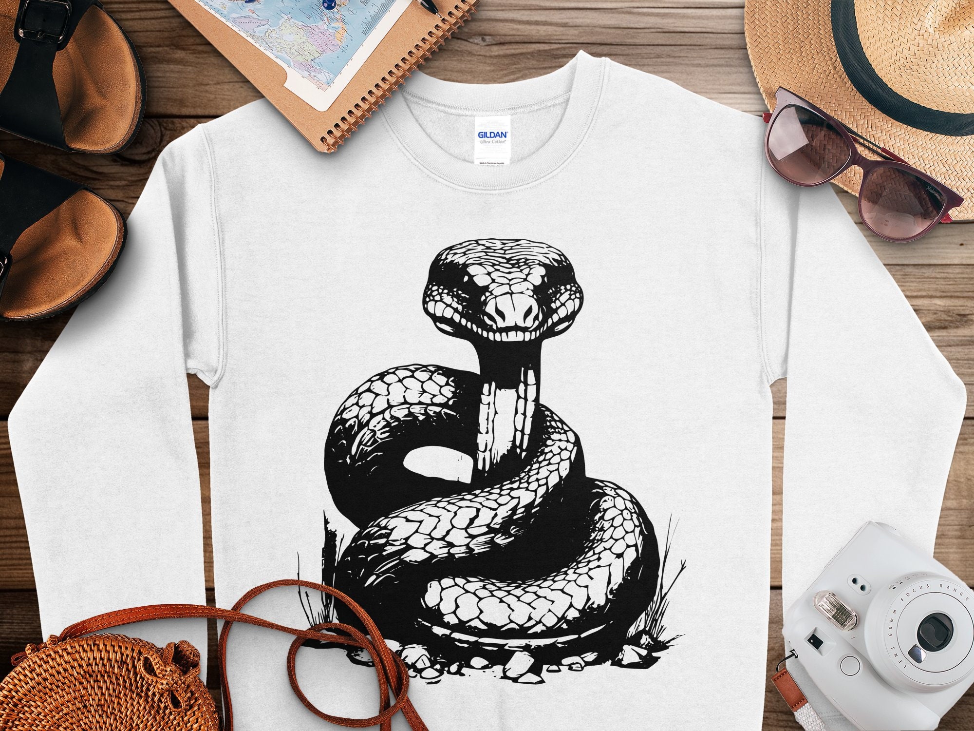 SNAKE SVG, SNAKE Svg Files for Cricut, Rattlesnake Clipart, Laser Cut ...