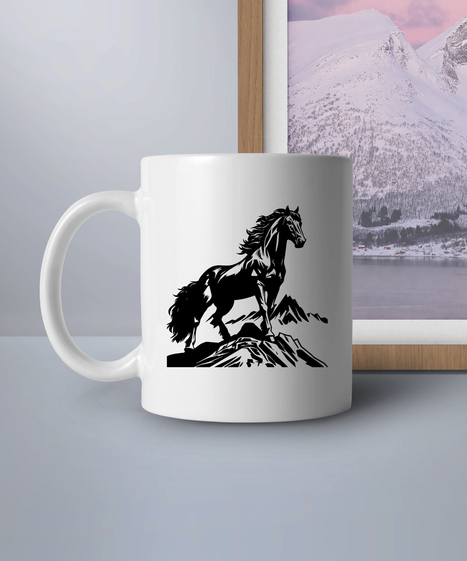 WILD MUSTANG HORSE Svg, North American Stallion Svg Files for Cricut ...