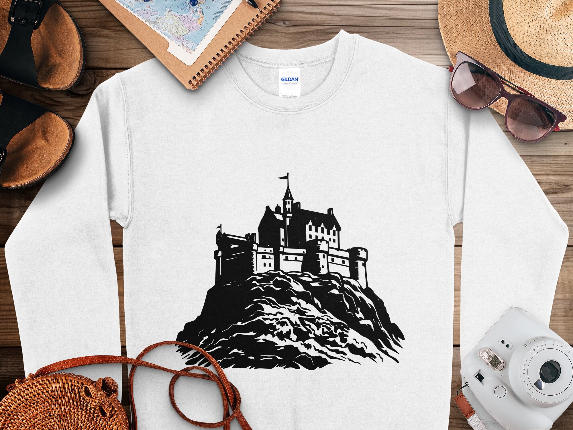 EDINBURGH CASTLE SVG, Edinburgh Castle Svg Files for Cricut, Scottish ...