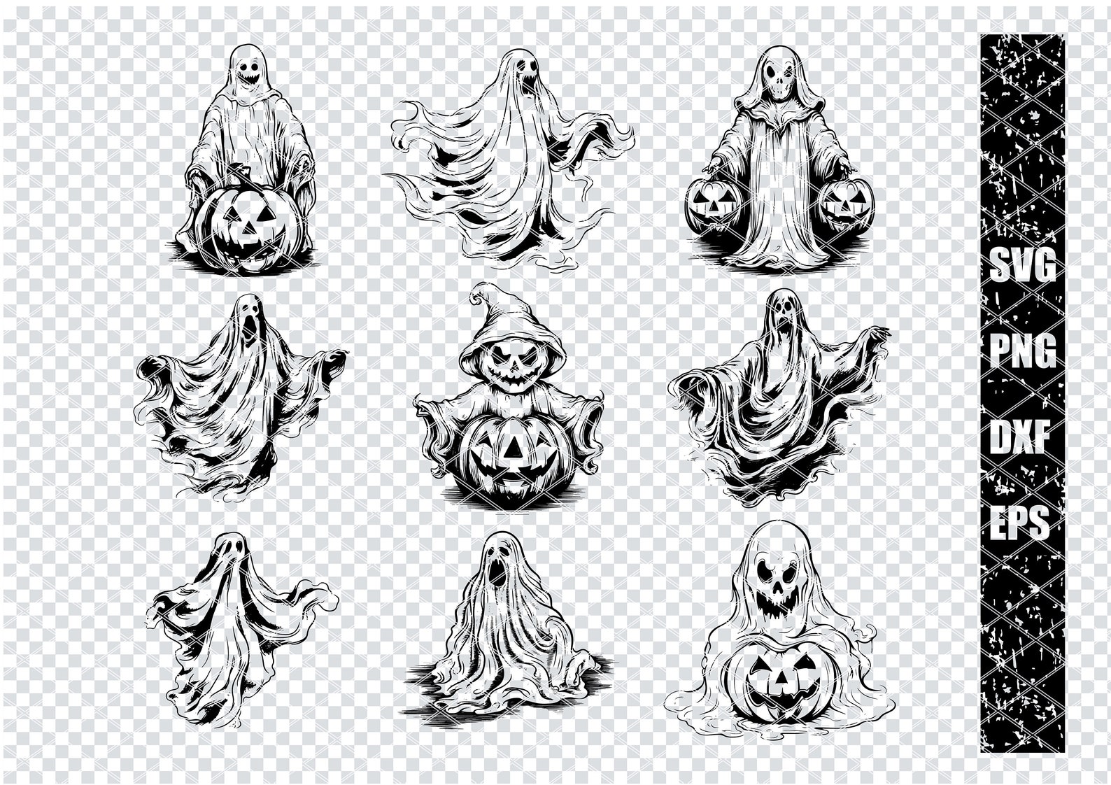 GHOST SVG, GHOST Svg Files for Cricut, Ghost Clipart, Laser Cut Files ...