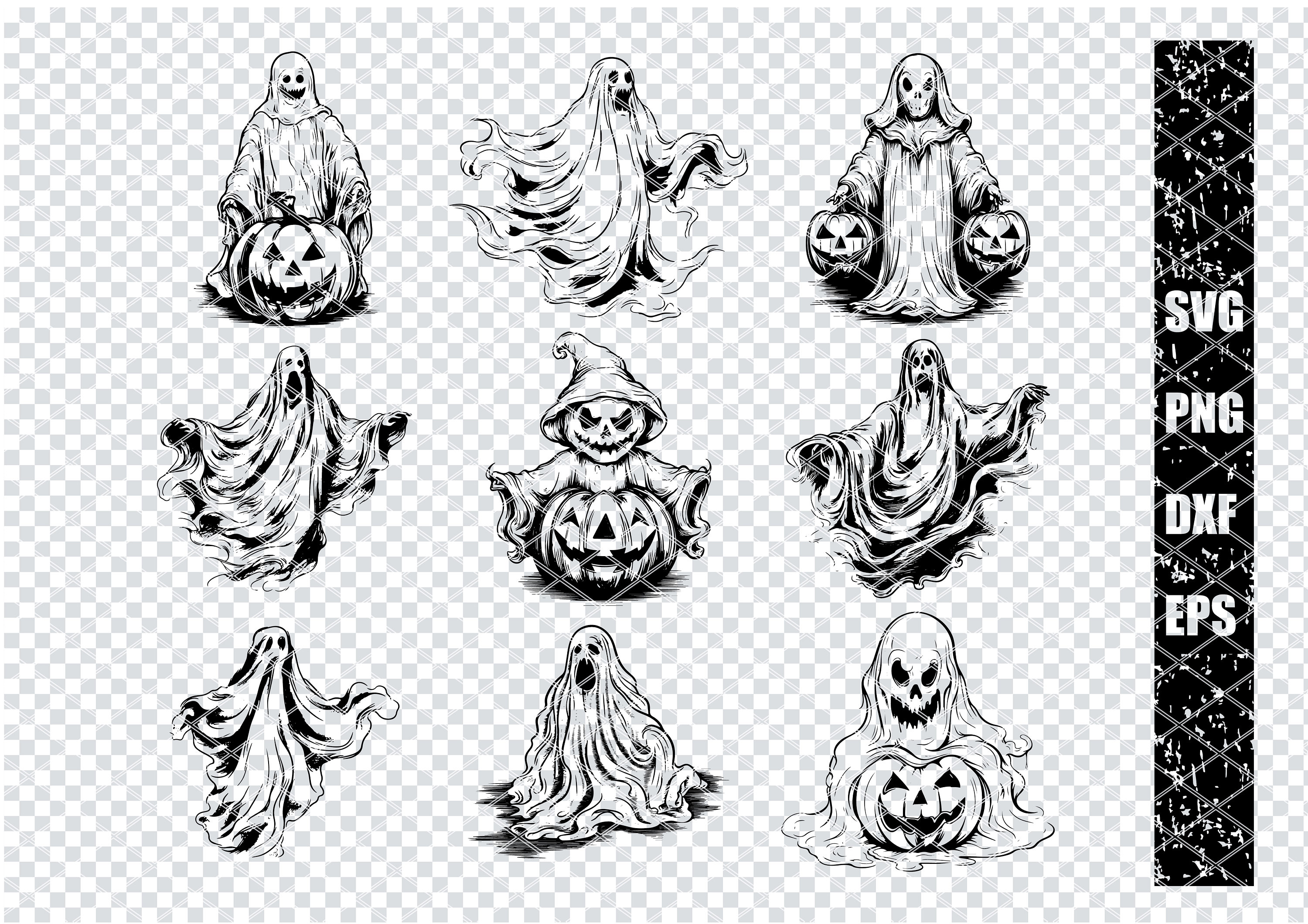 GHOST SVG, GHOST Svg Files for Cricut, Ghost Clipart, Laser Cut Files ...