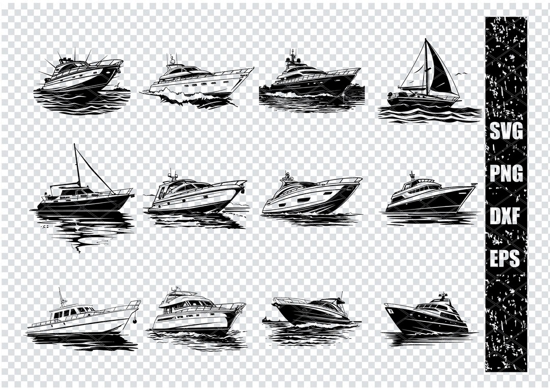 LUXURY YACHT SVG, Luxury Yacht Svg Files for Cricut, Luxury Yacht Svg ...