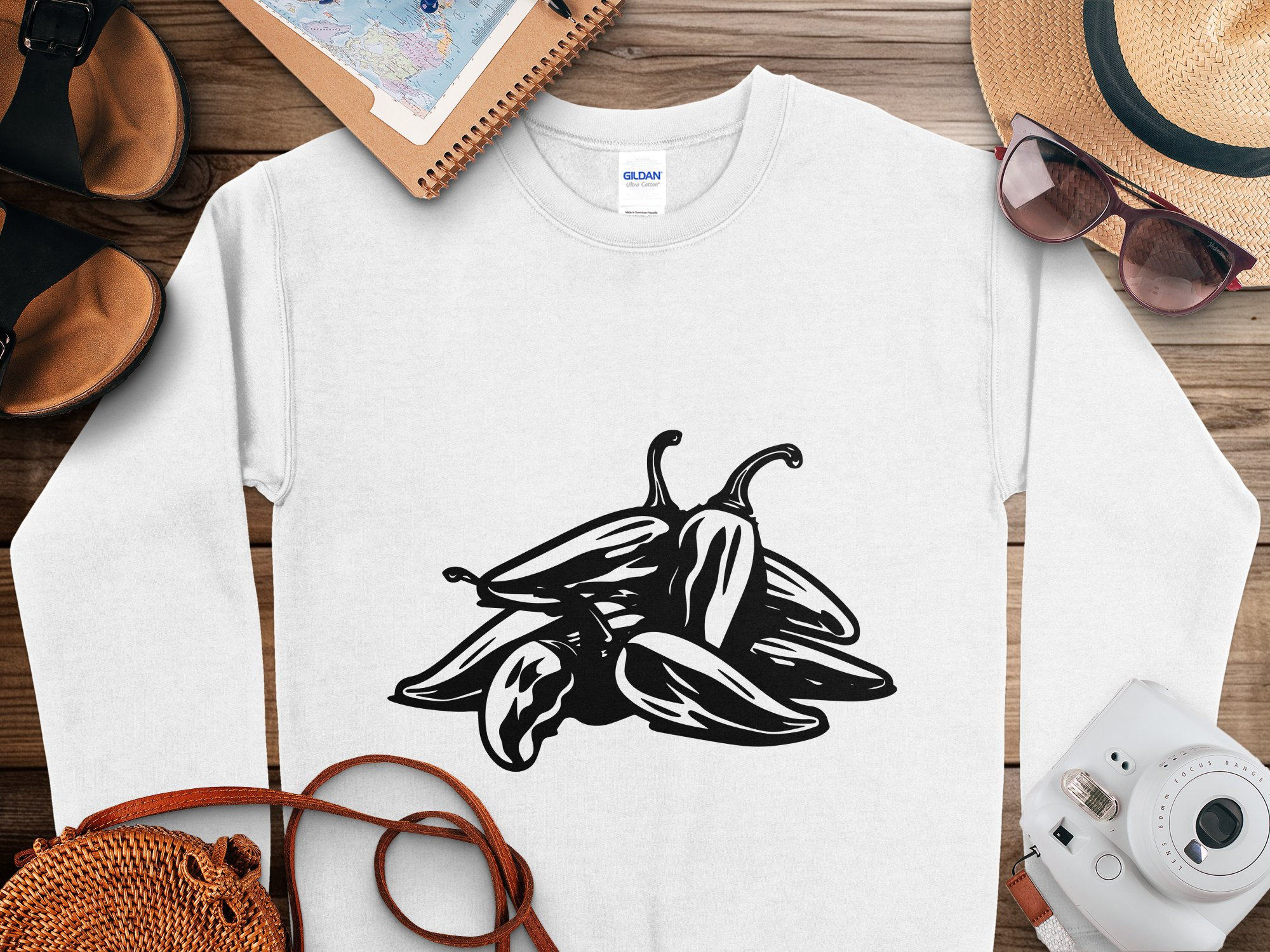 PEPPER PILE SVG, Jalapeno Pepper Svg Files for Cricut, Habanero Pepper ...