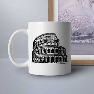 ANCIENT ROMAN COLOSSEUM Svg, Colosseum Arena Svg Files for Cricut, Rome ...
