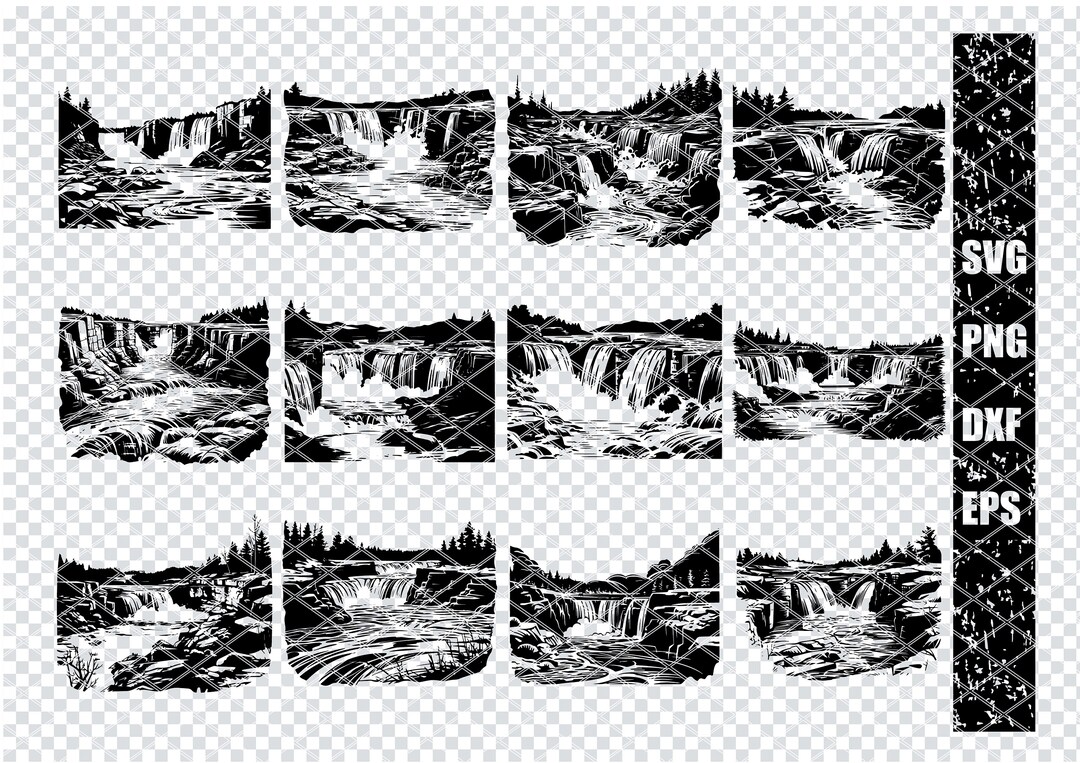GRAND FALLS CANADA Svg, Grand Falls New Brunswick Svg Files for Cricut ...