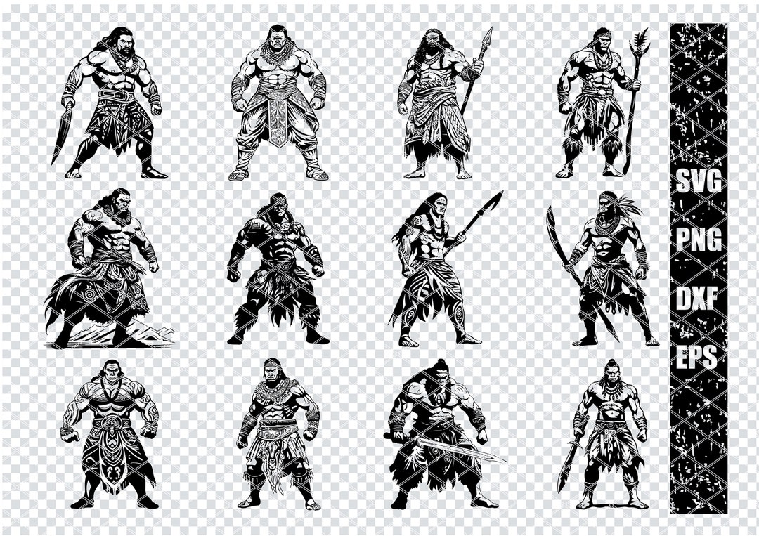NATIVE HAWAIIAN WARRIOR Svg, Native Hawaiian Samoan Svg Files for ...