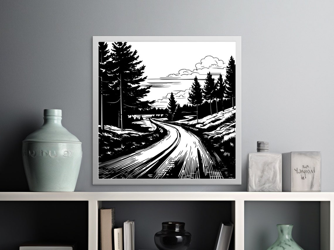 COUNTRY DIRT ROAD Svg, off Road Route Svg Files for Cricut, Gravel Road ...