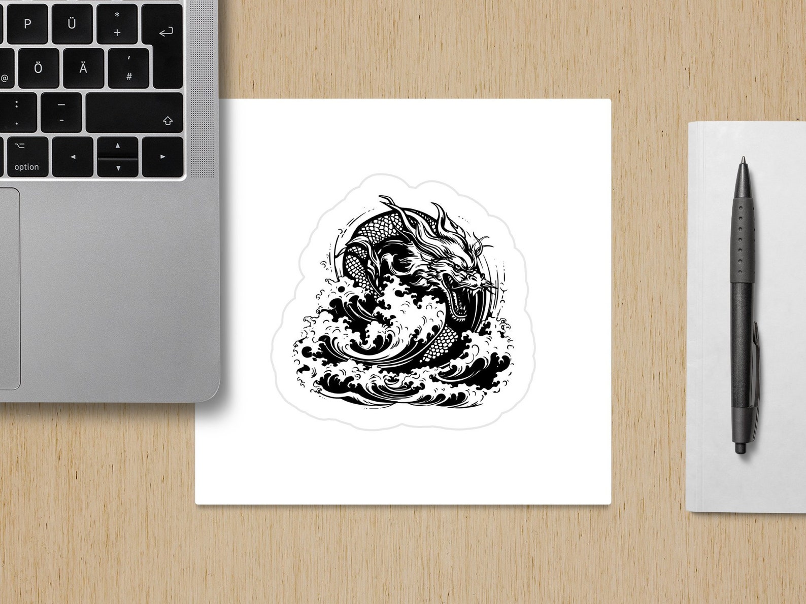 WAVE SEA DRAGON Svg, Sea Serpent Monster Svg Files for Cricut, Water ...