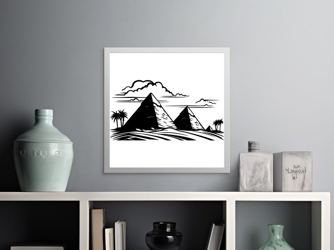 GREAT GIZA PYRAMID Svg, Khufu Cheops Pyramid Svg Files for Cricut ...