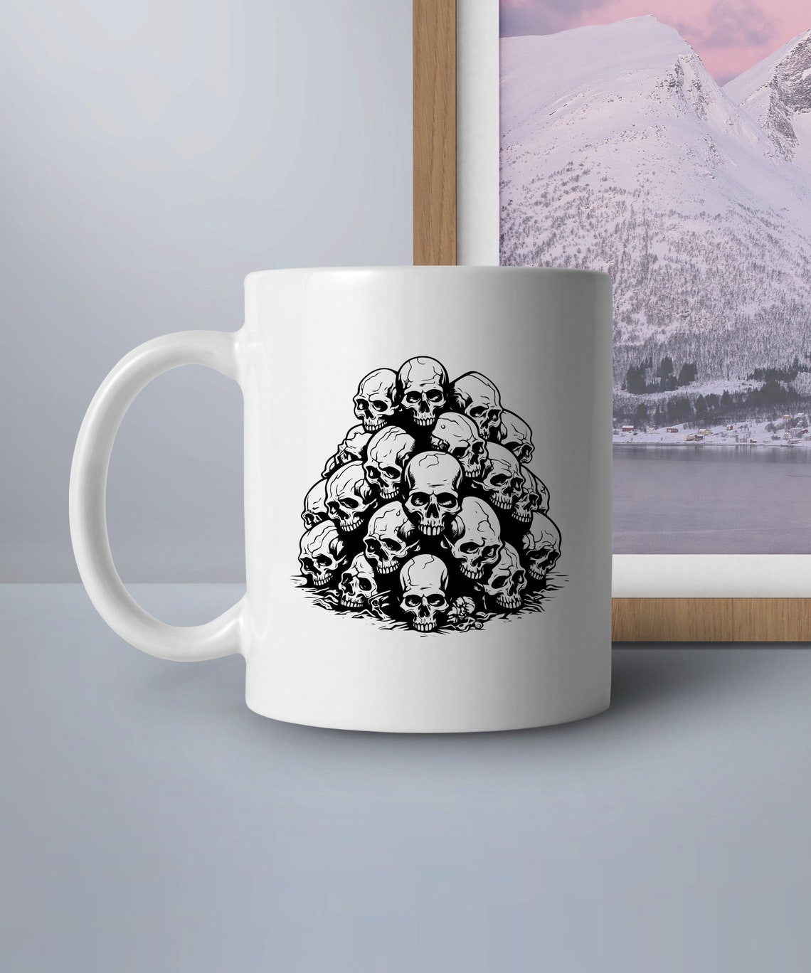 PILE of SKULLS SVG, Skeleton Skull Pile Svg Files for Cricut, Skull ...